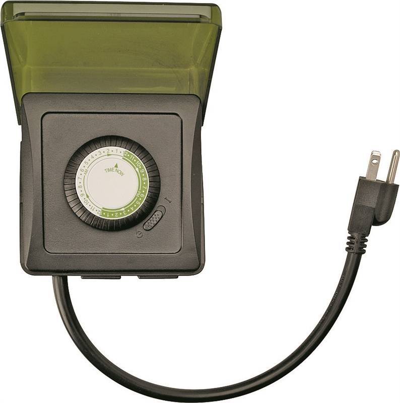 Woods Heavy Duty Outdoor Mechanical Timer GNH Lumber Co Woods Heavy Duty Outdoor Mechanical Timer GNH Lumber Co