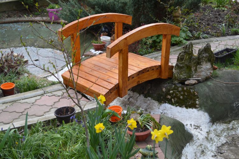 DIY: How to Build a Small Garden Bridge | GNH Lumber Co.